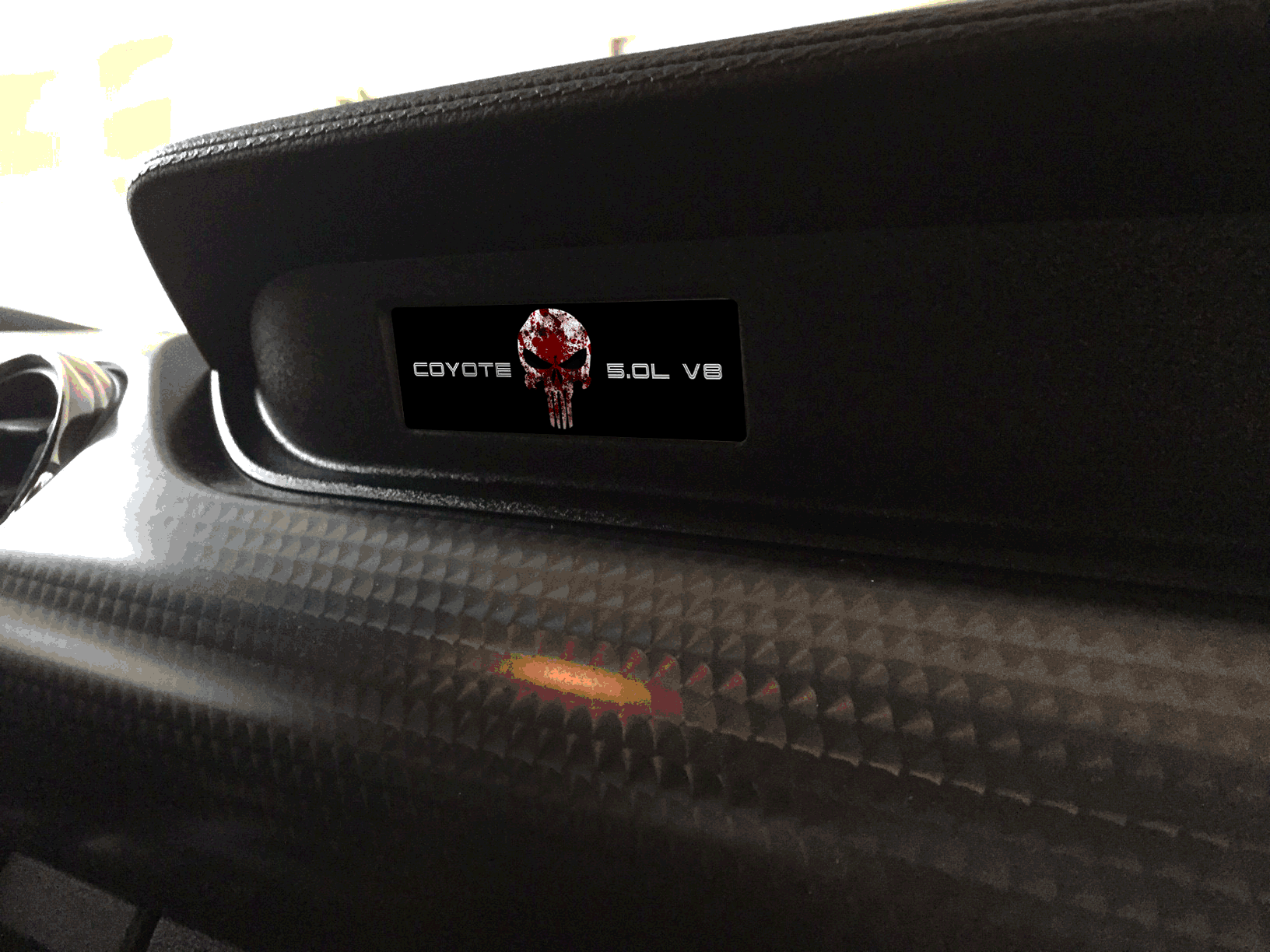 Aluminum Dash Plate [S15] Punisher Blood (2015-2017 Mustang) – Anchor Room